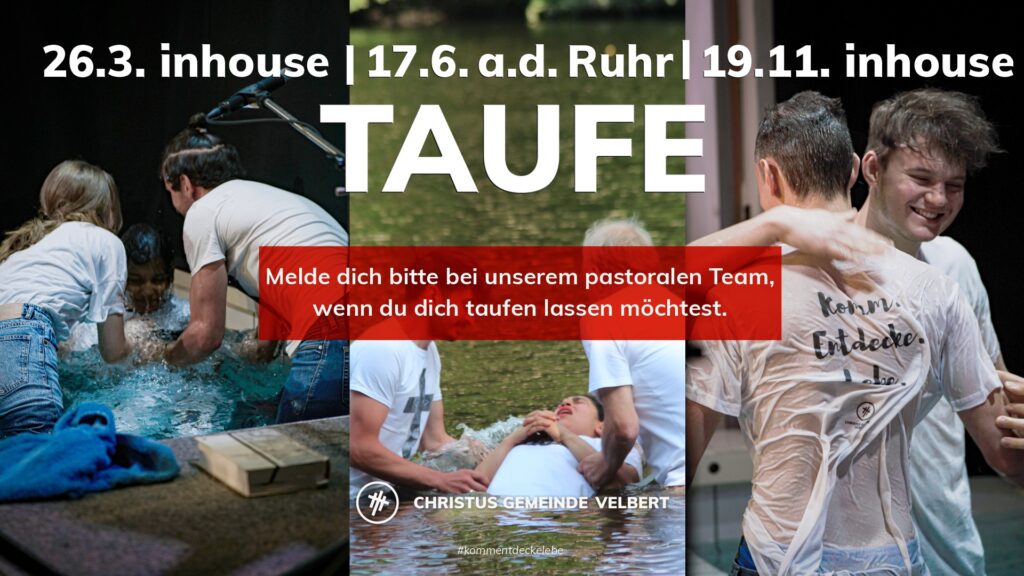 Christus Gemeinde Velbert | Taufen 2023